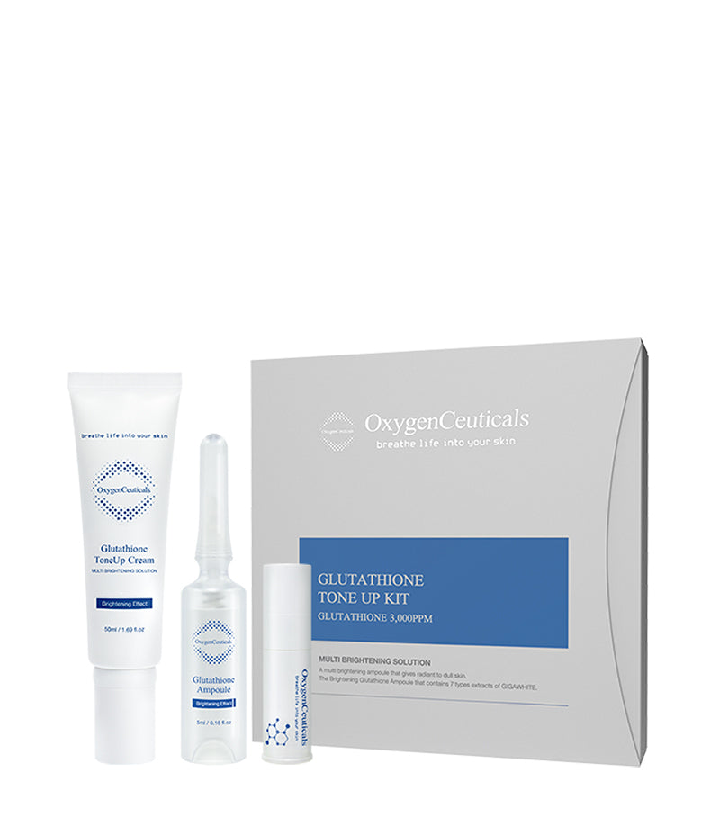 [OxygenCeuticals] Glutathione ToneUp Kit - Instant Brightening Serum & Cream se – OxygenCeuticals